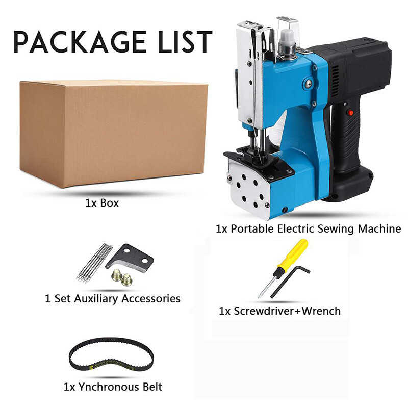 Cordless Sewing Machine Handheld Bag Closer Seal Stitcher For Makita ...