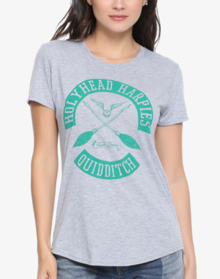 Harry Potter HOLYHEAD HARPIES QUIDDITCH Girls Women's T-Shirt NEW ...