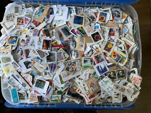 GB STAMPS 400 grams COMMEMORATIVE CHARITY KILOWARE ON PAPER. Collect ...