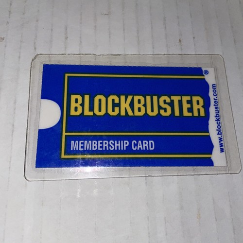 Blockbuster Video Membership Card Laminated Vintage | eBay
