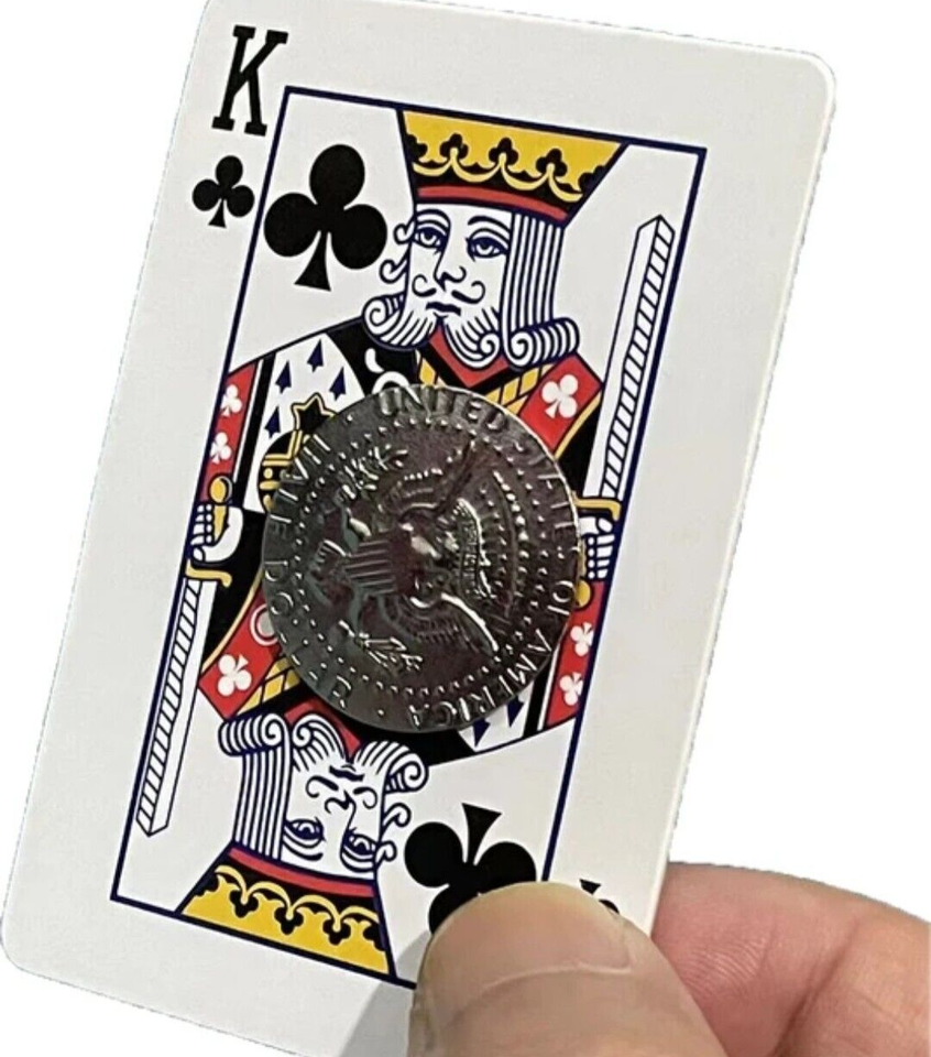 Magic Trick Magnetic Playing Card For Easy Vanish Tricks Magician's ...