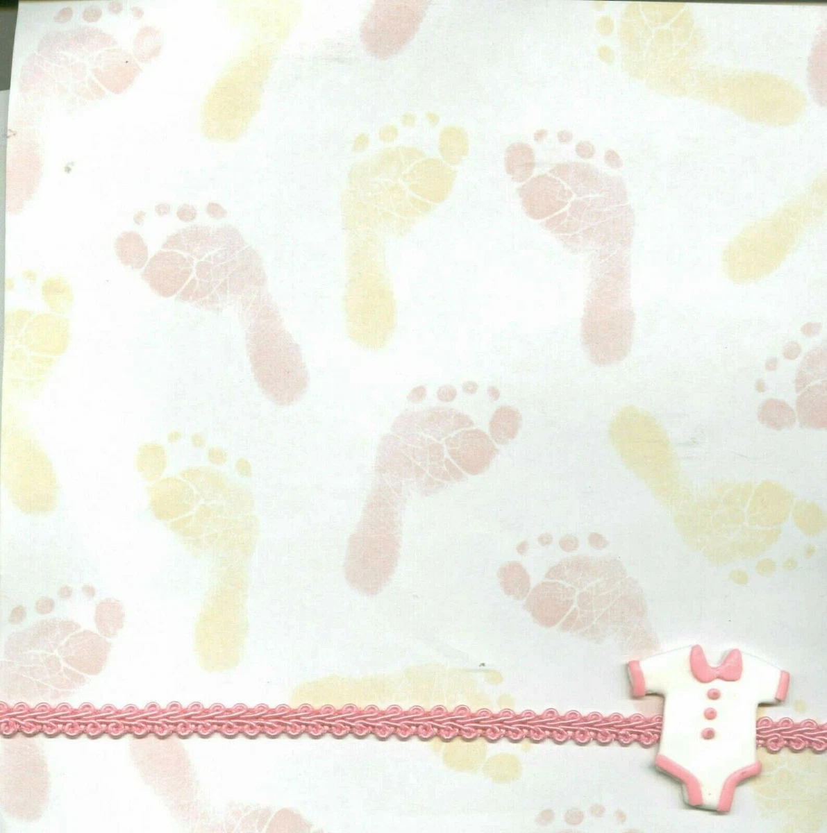 Pink Footprint Border