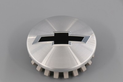 CHEVROLET SILVERADO 1500 BRUSHED WITH BLACK BOWTIE OEM CENTER CAP ...