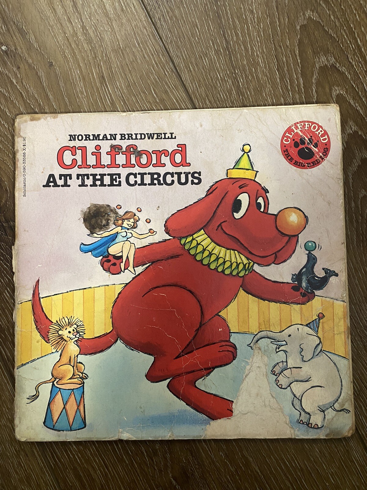 Vintage Clifford At The Circus Illustrated Storybook Picture Book | eBay