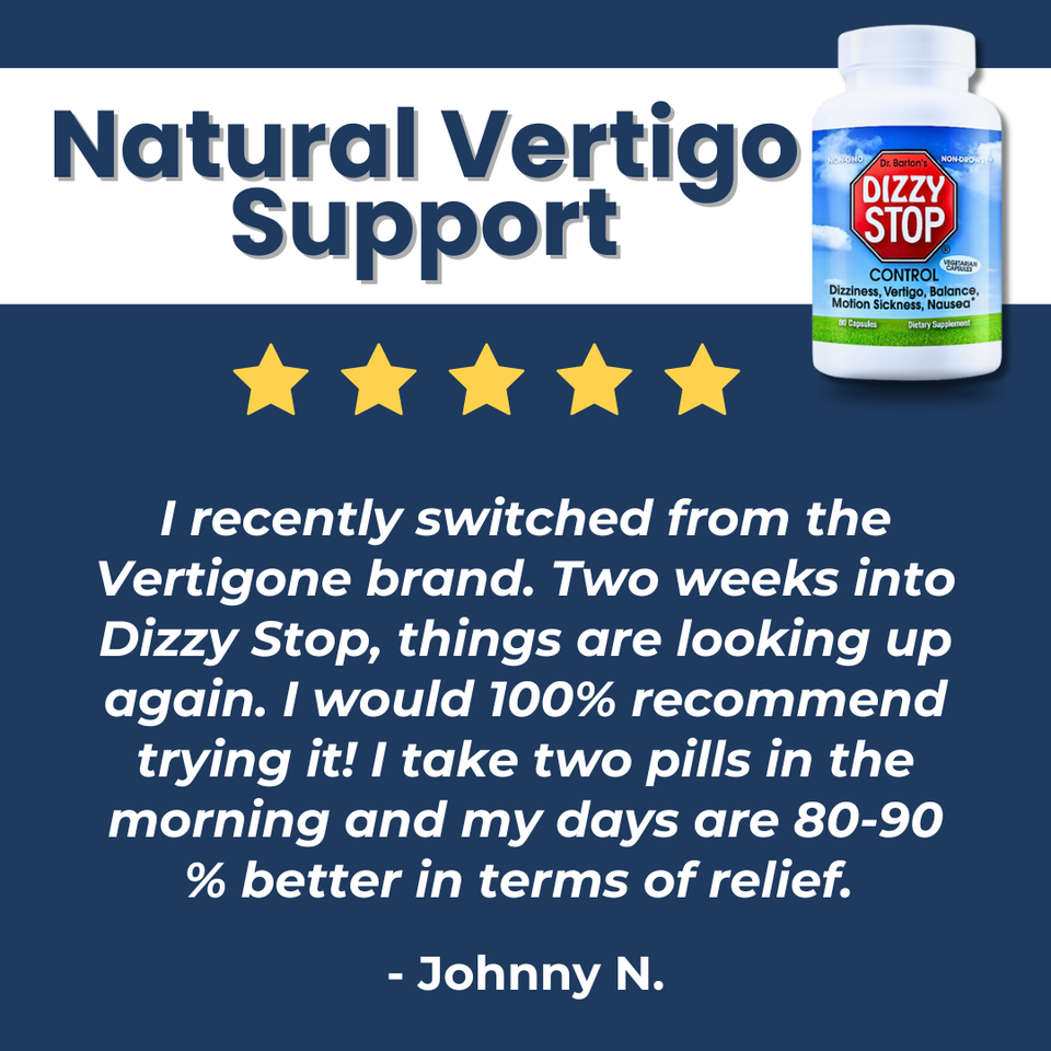 Dizzy Stop - Natural Vertigo Relief & Non Drowsy Motion Sickness Relief ...