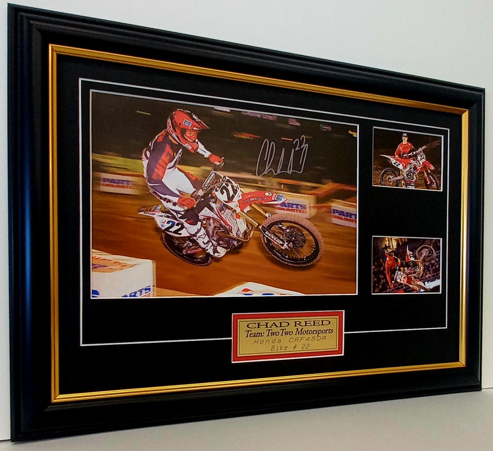 CHAD REED # 22 SIGNED FRAMED ROCKSTAR MAKITA SUZUKI FACTORY TEAM 22 ...