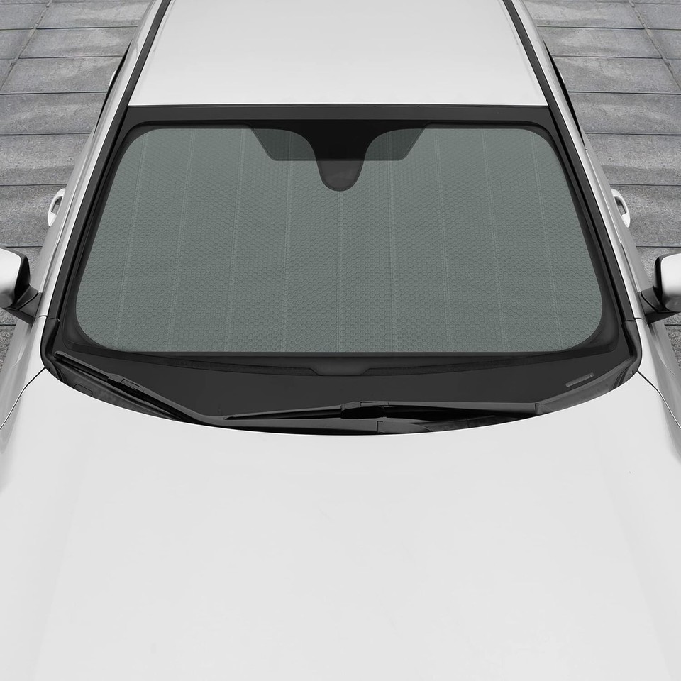 Motor Trend Auto Sun Shade - GRAY Jumbo Windshield Front Window ...