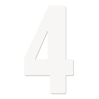 FACTORY EFFEX 903643 FX 2015 NUMBERS PRO 8" WHITE 4 | eBay