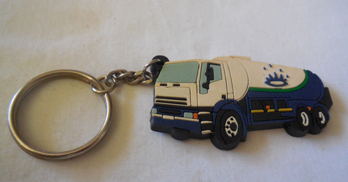 COLLECTABLE FUEL TANK TRUCK RUBBER KEYRING KEY CHAIN | eBay