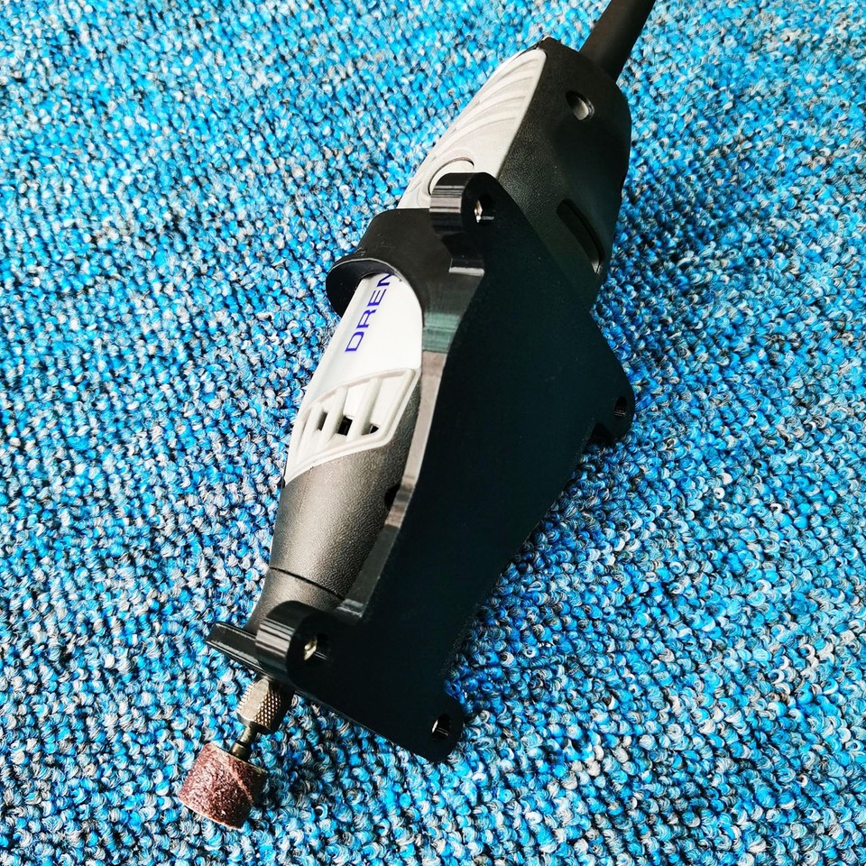 Easily Working Mount with Dremel 3000, Rotary Tools Mount Base Fixed on ...