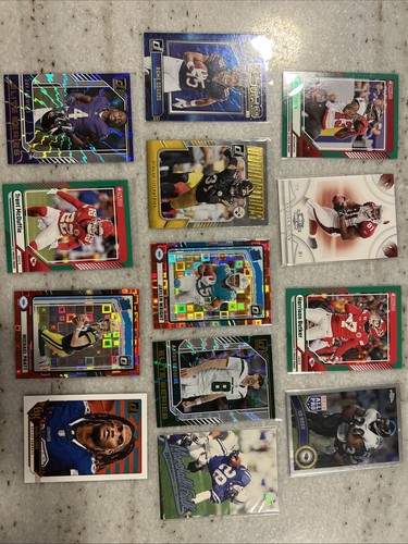 Lot Of NFL Sports Cards No Reserve Lamb, Fitzpatrick, Rodgers, Flowers ...