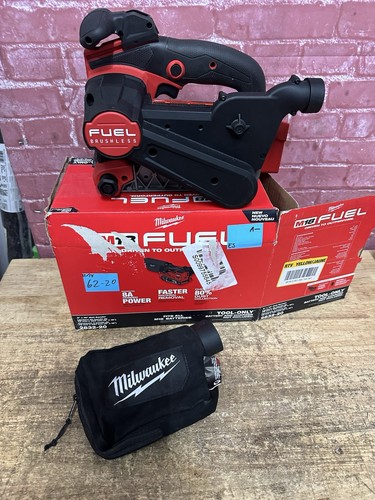 Milwaukee 2832-20 Belt Sander - Red (Used) Tool Only 45242630172| eBay