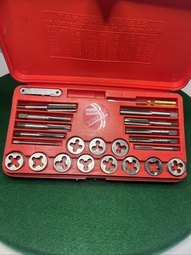 Irwin Hanson Tap And Hex Die Threading Tool Kit Super Set With Case ...