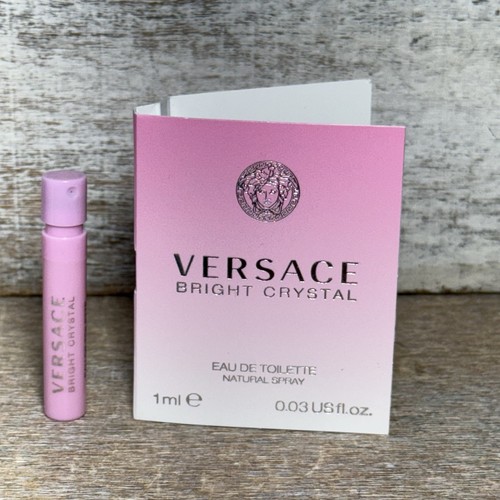 Versace Bright Crystal Eau De Toilette Spray Vial Card 1mL/0.03 fl oz ...