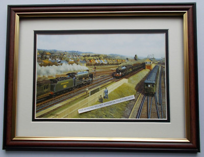 RAILWAY PRINT BY BARRY FREEMAN FRAMED (T) | eBay UK