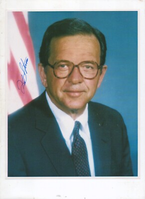 SIGNED photo of Alaska Senator Ted Stevens, who served in US Senate for ...