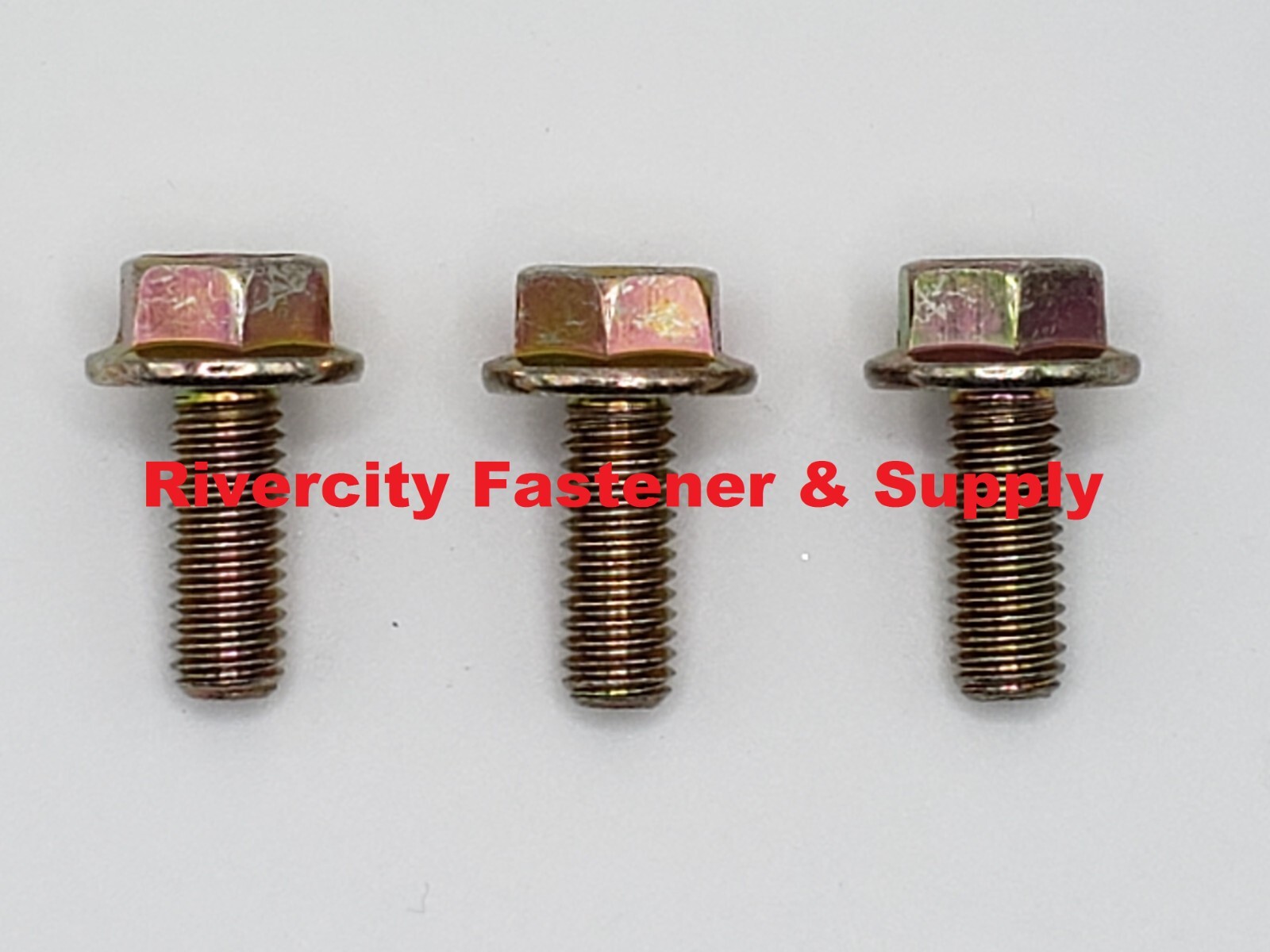 (10) M6-1.0x16 Flange Bolts 6mm x 16mm Grade 10.9 DIN 6921 M6x1.0 x 16 ...