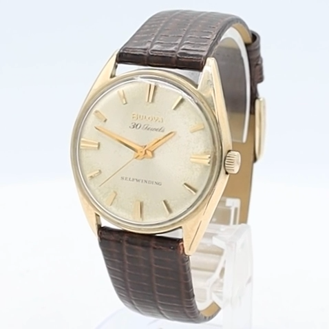 Vintage 33mm Bulova 30 Jewel Men's Automatic Wristwatch 10BZAC Steel ...