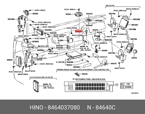 Genuine OE Switch Assembly Exhaust 8464037080 for Hino 84640-37080 | eBay