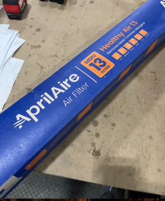 AprilAire 16"x25"x4" 413 Air Cleaner Filter MERV 13-Whole-House Air ...