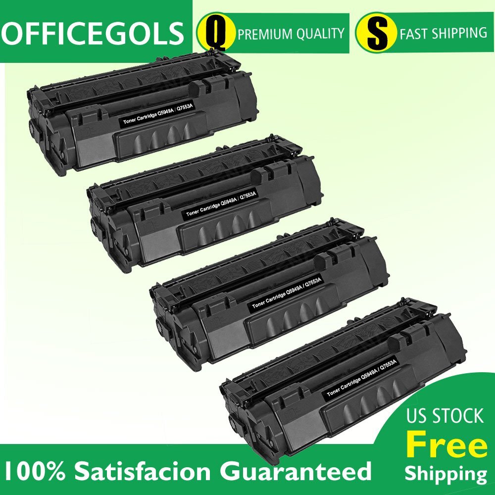 4PK 49A Q5949A Toner Cartridges for HP Laserjet 3392 1160Le 1320n 3390 ...