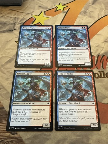 MTG Bloomburrow C Tempest Angler #0235 PLAYSET 4X X4 | eBay