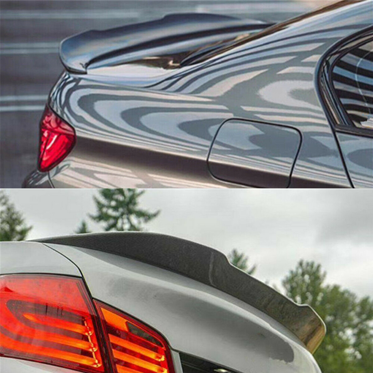 For 11-17 BMW 5 Series F10 F18 528i 550i 535i Gloss Black PSM Style ...