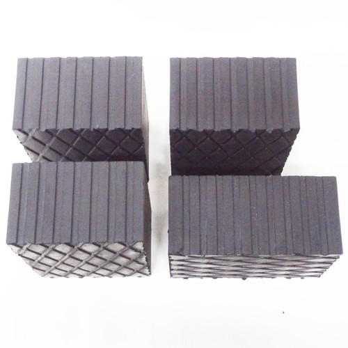 3" Tall Solid Rubber Stack Blocks for Any Auto Lift or Rolling Jack ...