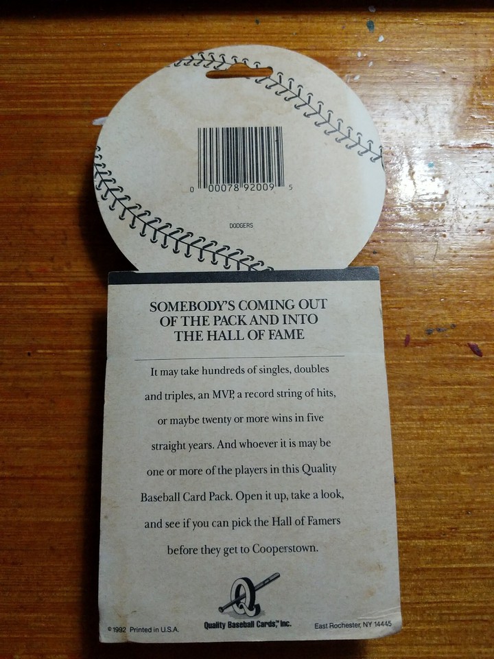 Topps Collectors Choice Team Set 1992 Los Angeles Dodgers Baseball ...