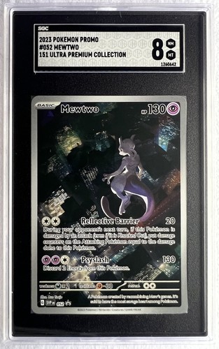 2023 POKEMON PROMO #052 MEWTWO 151 ULTRA PREMIUM COLLECTION SGC 8 NM/MT ...