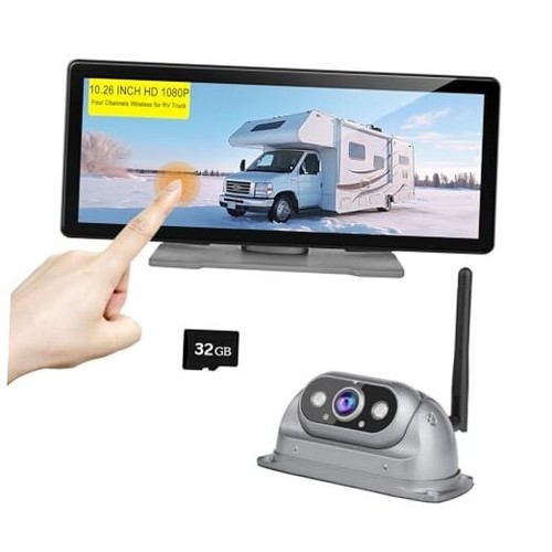Wireless Backup Cameras System for RV Truck Trailer Camper Pickup ...