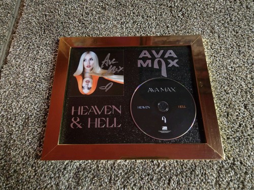 AVA MAX SIGNED FRAMED "HEAVEN & HELL" CD AUTOGRAPHED | eBay