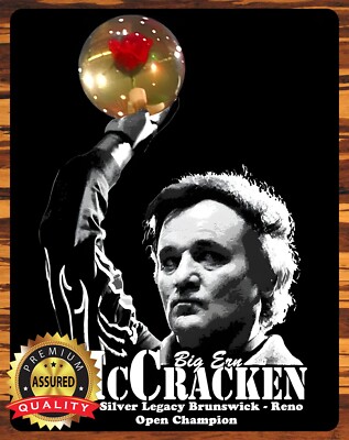 Ernie (The Big Ern) McCracken - Bowling - PBA - Metal Beer Sign 11 x 14 ...