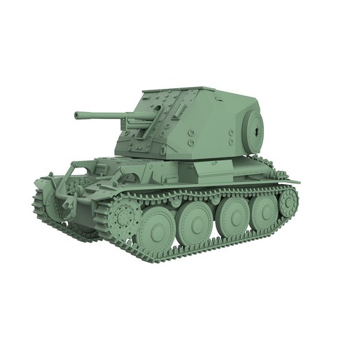 SS160737 1/160 N SCALE Railway Military Model Kit Sweden Tank Destroyer ...