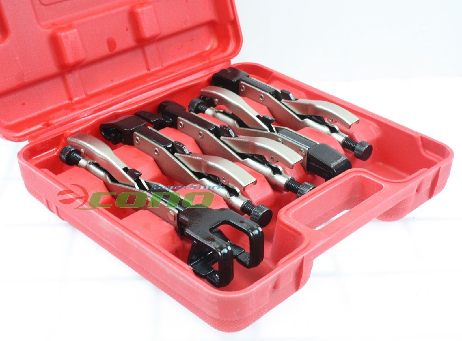 5Pc Axial Locking Clamp Auto Fen Welding Grip Pliers Set Types W, L, J ...