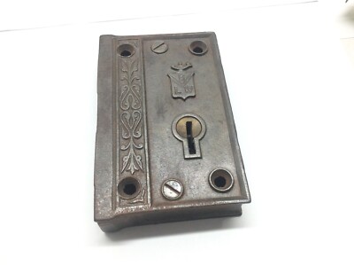 B L W antique / vintage lever lock, rare, unique, locksmith ...