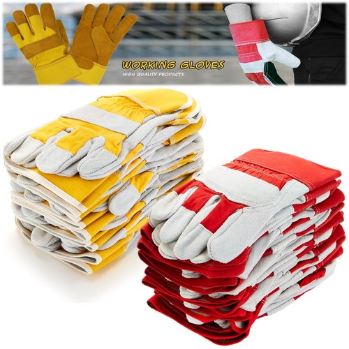 LEATHER GLOVES RED RIGGER CANADIAN LEATHER THRON PROOF INDUSTRIAL ...