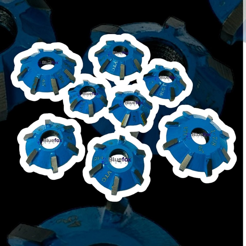 Large Carbide Mounted Valve Seat Cutter Set 30 45 70 (20 Degrees ...