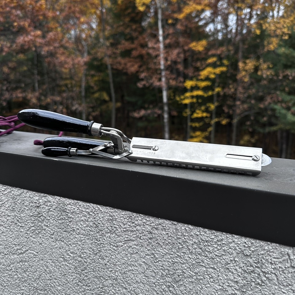 VINTAGE ANTIQUE SUBPEDO 12" MARCEL WAVER HAIR CURLING IRON GERMAY | eBay