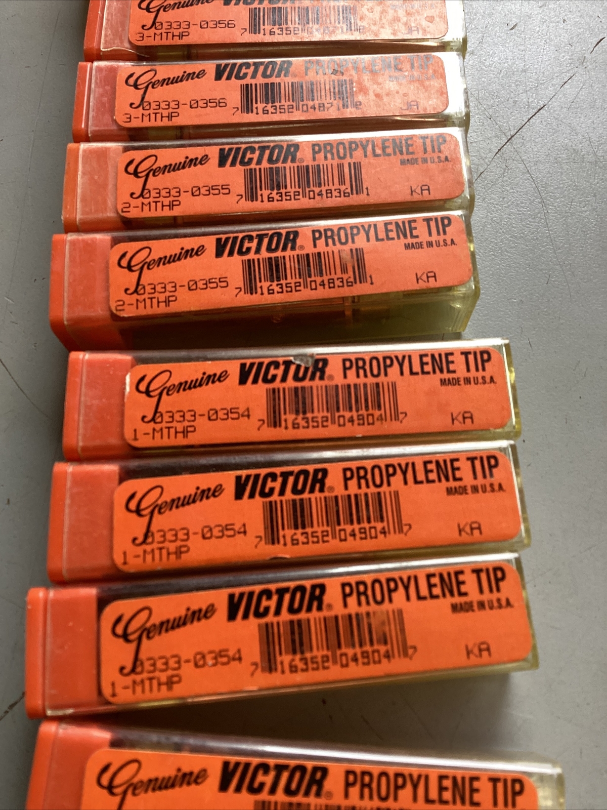 12 Victor Propylene Cutting Torch Tip Size 0,1,2,3,4 MTHP | eBay