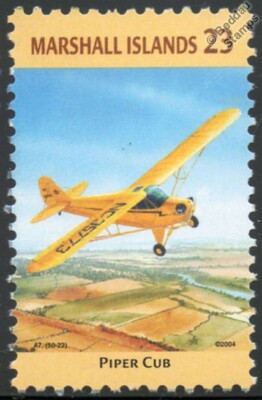 PIPER CUB J-3 / J3 Aircraft Stamp (Marshall Islands) | eBay