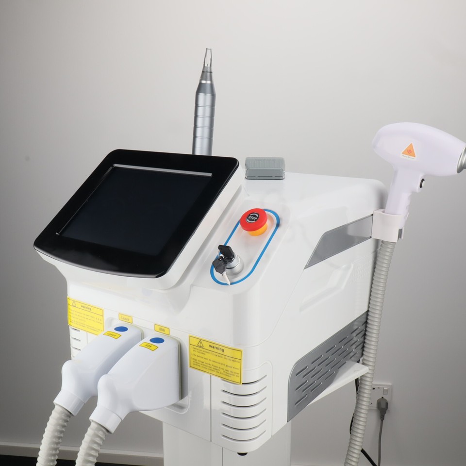 2 in 1 Diode Laser Hair Removal Carbon peeling ND YAG Laser Machine ...
