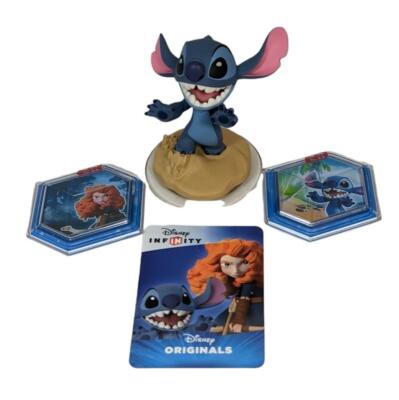 Disney Infinity Lilo and Stitch Figure & Brave Merida Power Disks ...