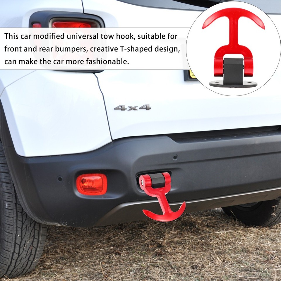 1pc Practical Car Modified Trailer Hook Car Trailer Hook T-Type Trailer ...