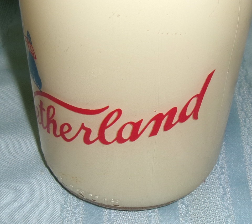 1940's/50's 1 QT. NETHERLAND ACL MILK BOTTLE (COATED INSIDE) SYRACUSE ...