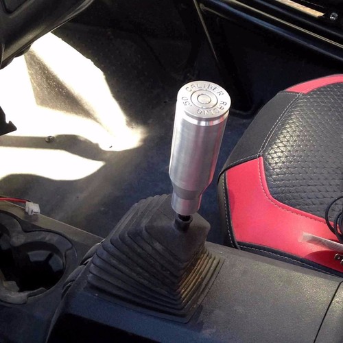 50 Caliber Racing CNC Bullet Shifter Knob Billet Aluminum fits Arctic ...