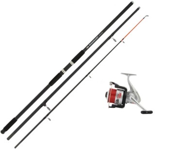 Ocean Cast 14ft Oceancast Beachcaster / Surf Fishing Rod & Silk reel ...