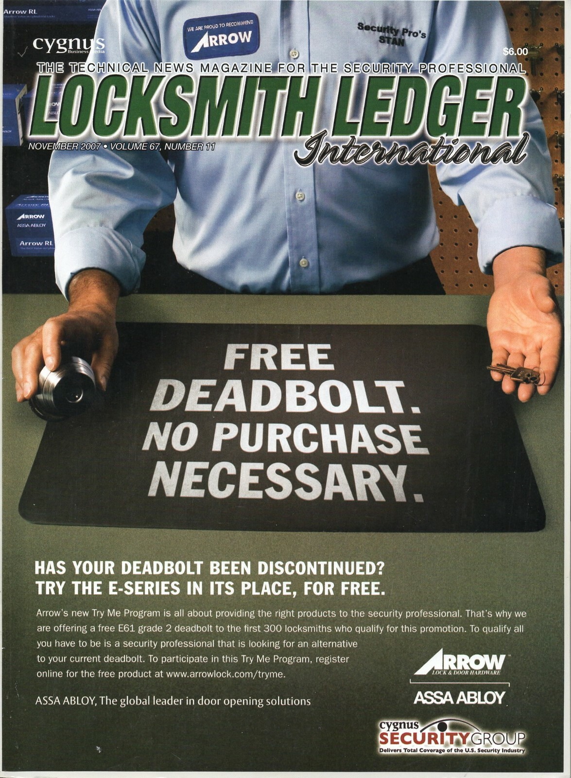 Locksmith Ledger International Magazine November 2007 | eBay