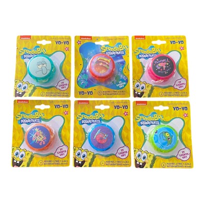Lot Of 6 Nickelodeon SpongeBob SquarePants Light Up Yo-Yo Patrick ...