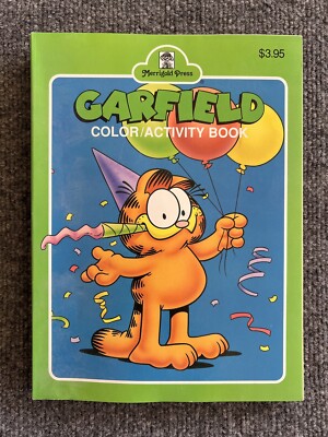 Garfield Color/Activity Book 1990 Merrigold Press Unused | eBay